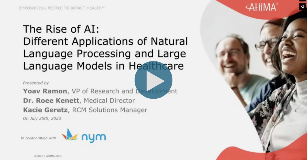 The Rise of AI in Healthcare | NLP & LLM Applications - Nym